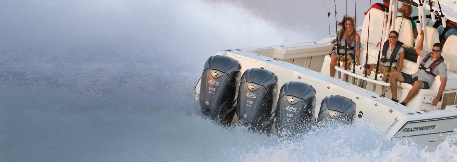 Yamaha 4 Stroke Outboards Motor Engines Including 25 HP, 55HP, 115HP ...